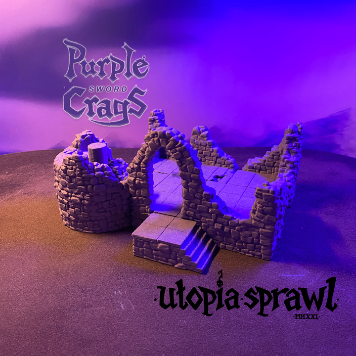 3D Printable Ruins of the Sword Crags - Full Package by Utopia Sprawl